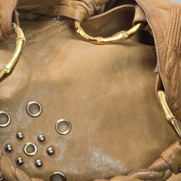 Bags | Cache Leather Hobo Bag | Poshmark